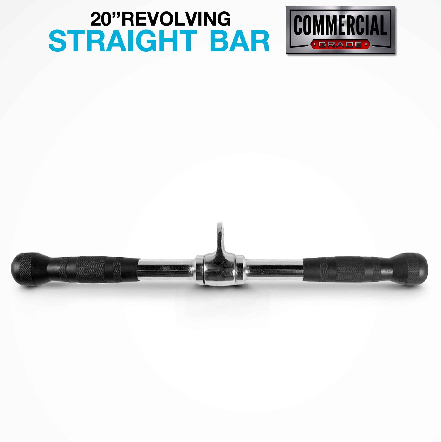 Revolving Straight Bar บาร์ตรง ยาว 20 นิ้ว (MD5055) - THE GYM CO.