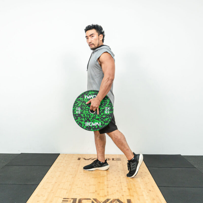 แผ่นน้ำหนัก 25 กิโล x 2 แผ่น FLECK BUMPER (รูขนาด 2 นิ้ว) รุ่น TBBF ...